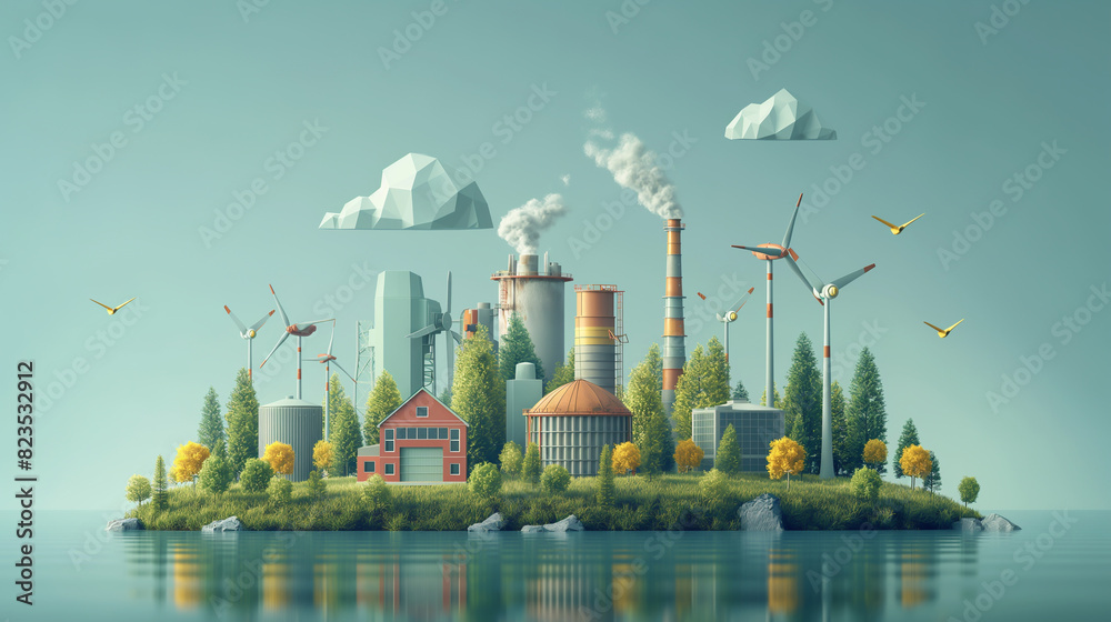 Renewable energy solutions: Renewable energy such as solar, wind, and ...