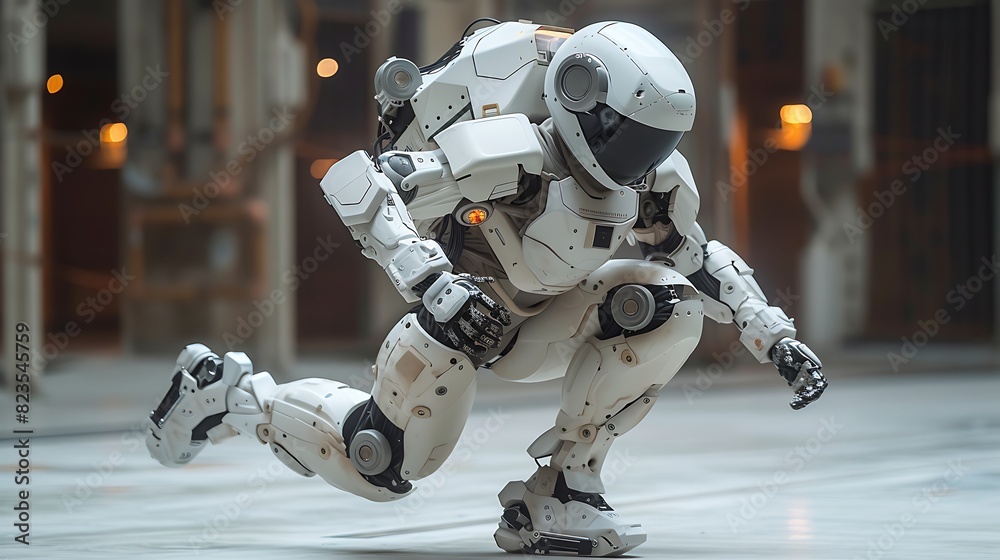 Visualize exoskeleton suit enhancing human strength agility through ...