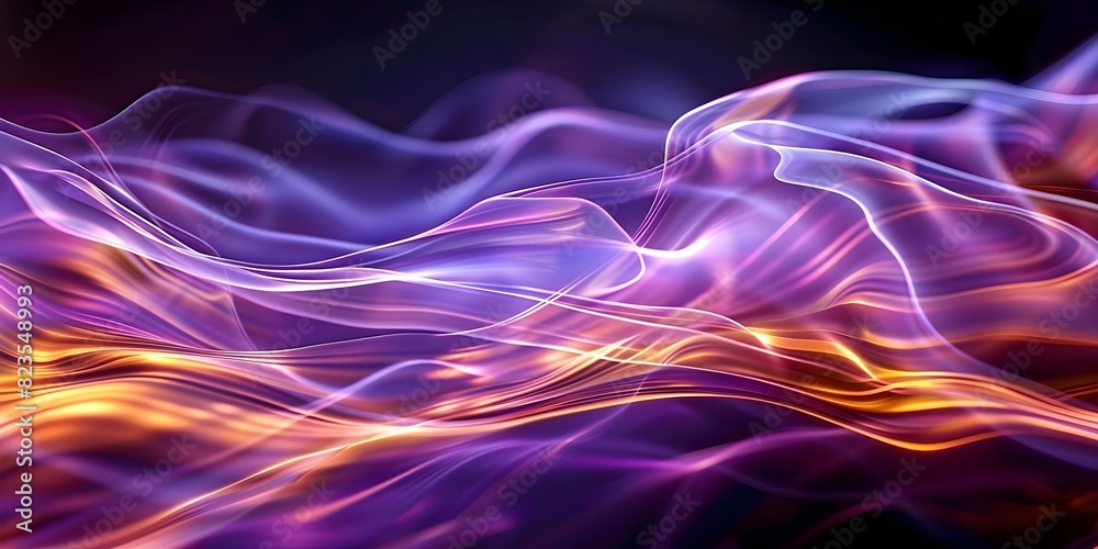 Abstract liquid flow background with wavy layers ideal for desktop ...