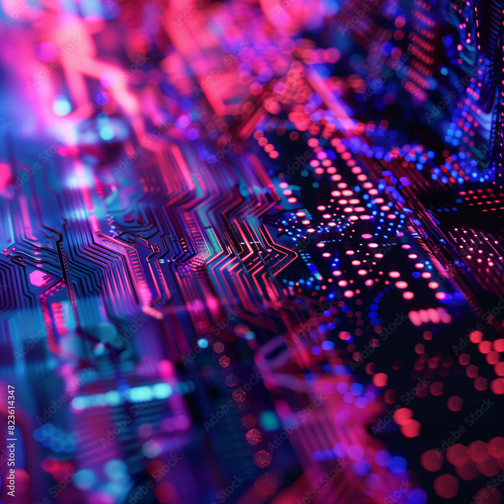 디지털 네트워크 이미지 배경 Stock Photo | Adobe Stock