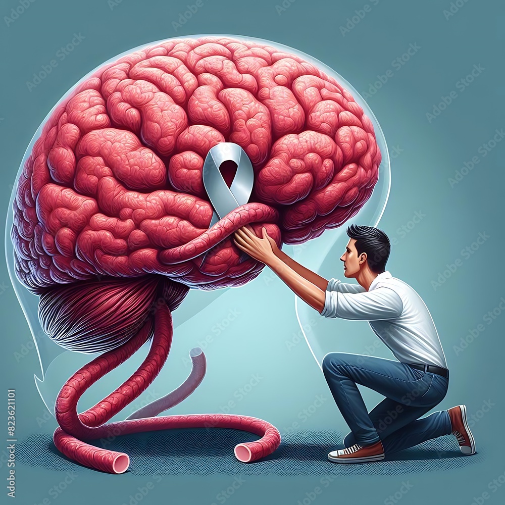 World brain tumor day, Tumor diagnosing, Tumor Effects, Generated Ai ...