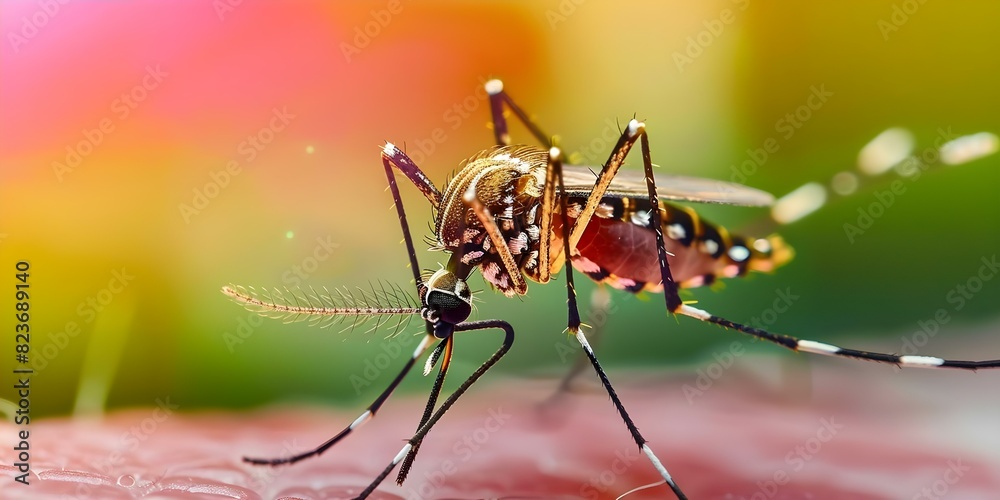 Preventing malaria and dengue fever by protecting skin from mosquitoes ...