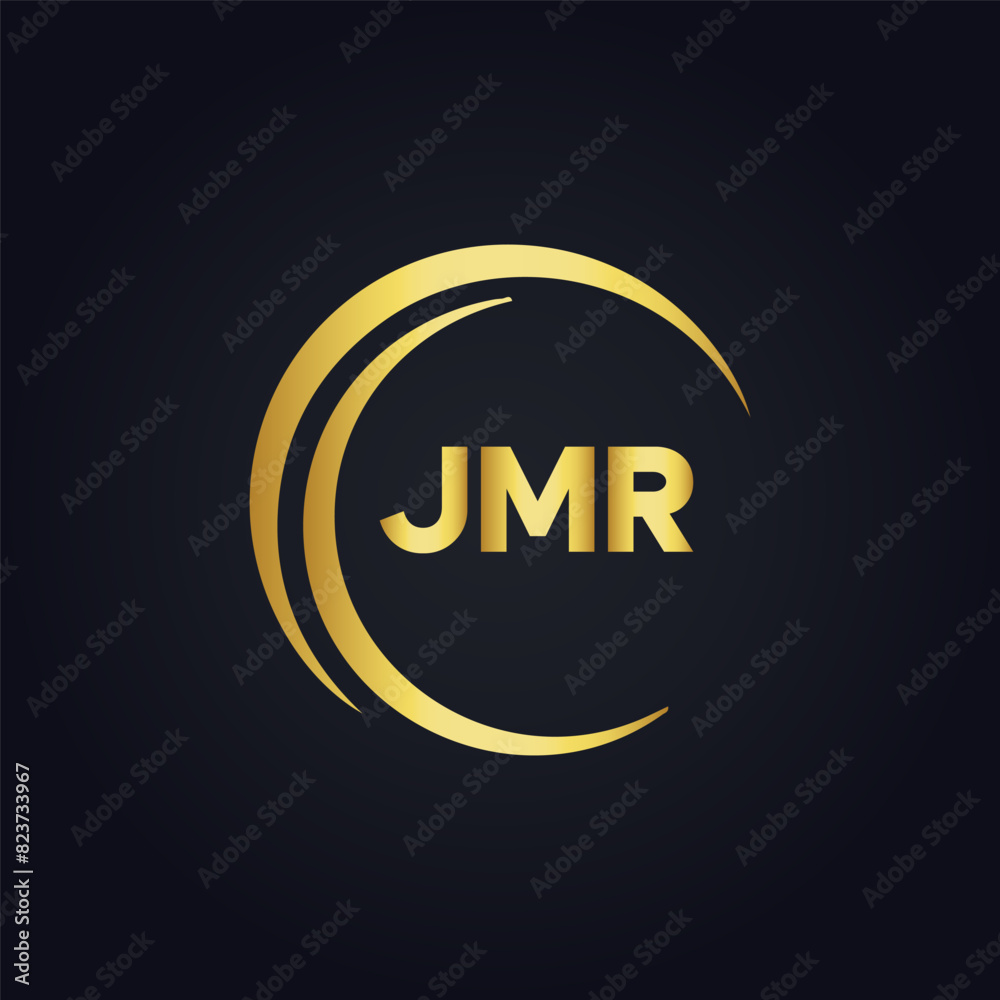 JMR logo. J M R design. White JMR letter. JMR, J M R letter logo design ...