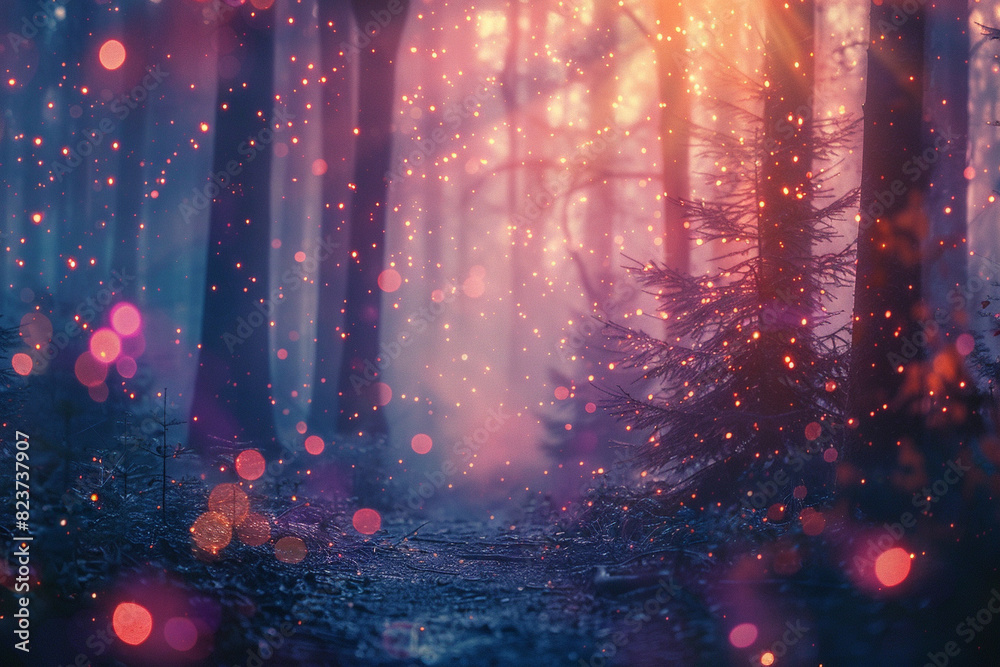 Enchanted realms filled with magic, mystical scenery, close up, fairy ...