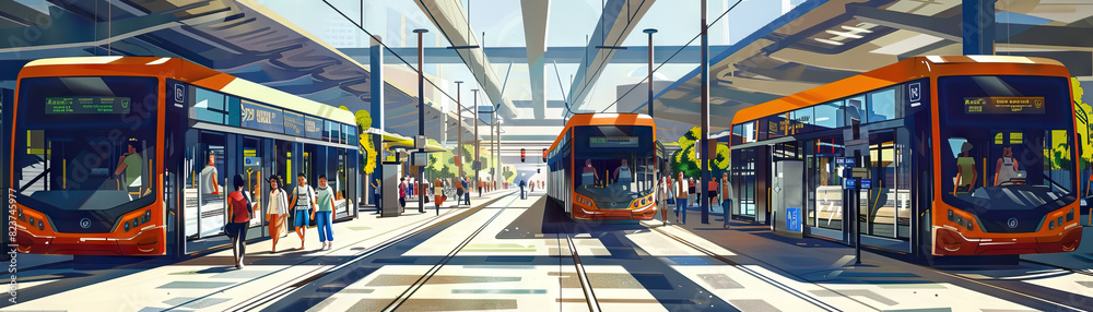 Public Transit Hubs: Focus on public transit hubs, bus terminals, and ...