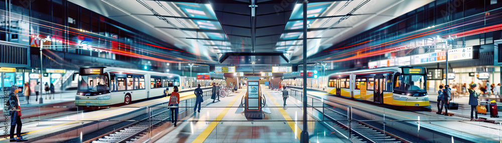 Public Transit Hubs: Focus on public transit hubs, bus terminals, and ...