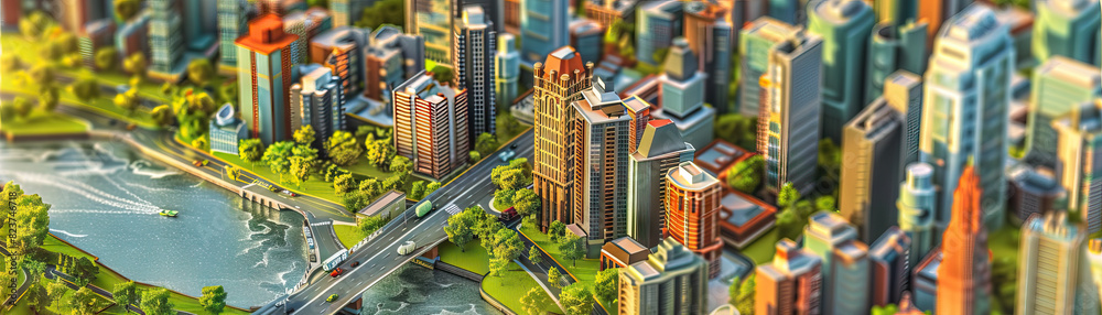 Urban Renewal Projects: Close-up of urban renewal projects, revitalized ...