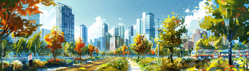 Urban Renewal Projects: Close-up of urban renewal projects, revitalized ...