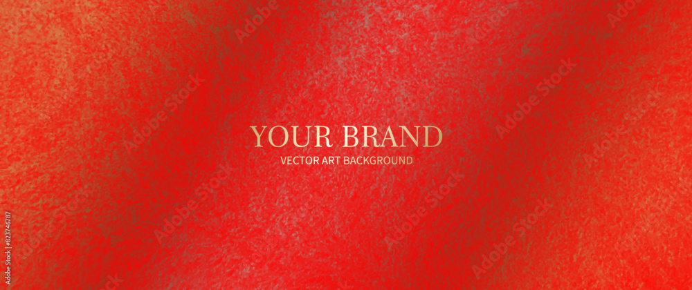 Elegant cover design. Modern premium red vector art background with ...