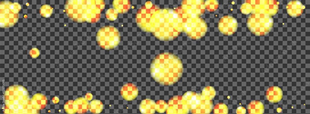 Blur Flare Background Transparent Vector. Spot Particle Template ...
