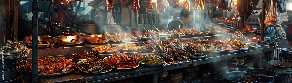 Street Food Vendors: Focus on street food stalls, food carts, and ...