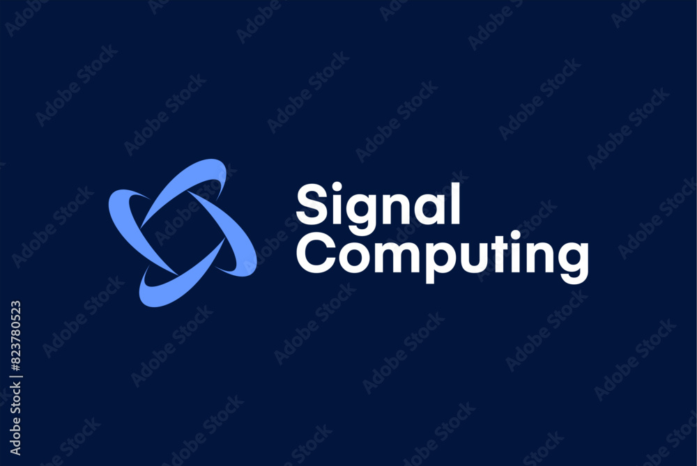 Signal logo computing logo communication logo technology logo design ...