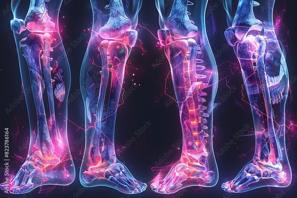 Orthopedics image of common fractures illustrating different types of ...