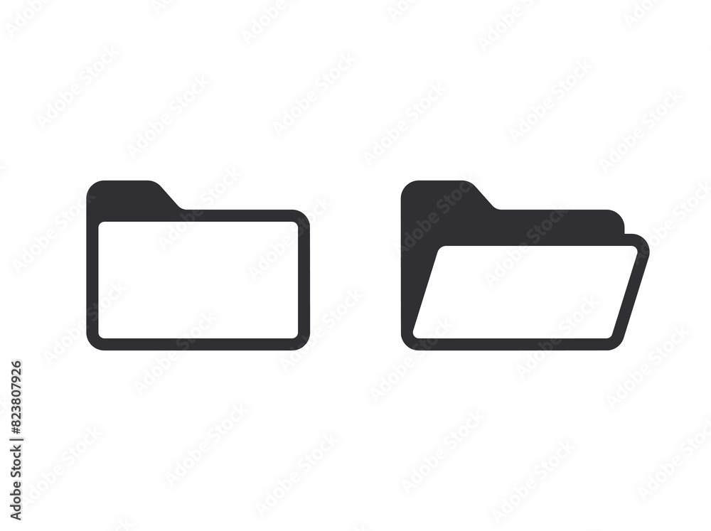 Document folder. System file. Document icon. Office document. Folder ...
