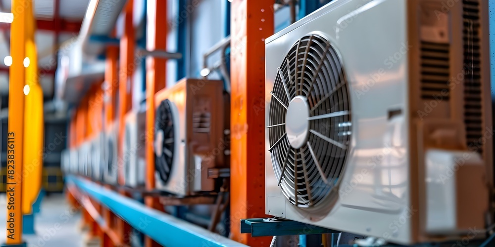 Installing HVAC Systems for Building Climate Control. Concept ...