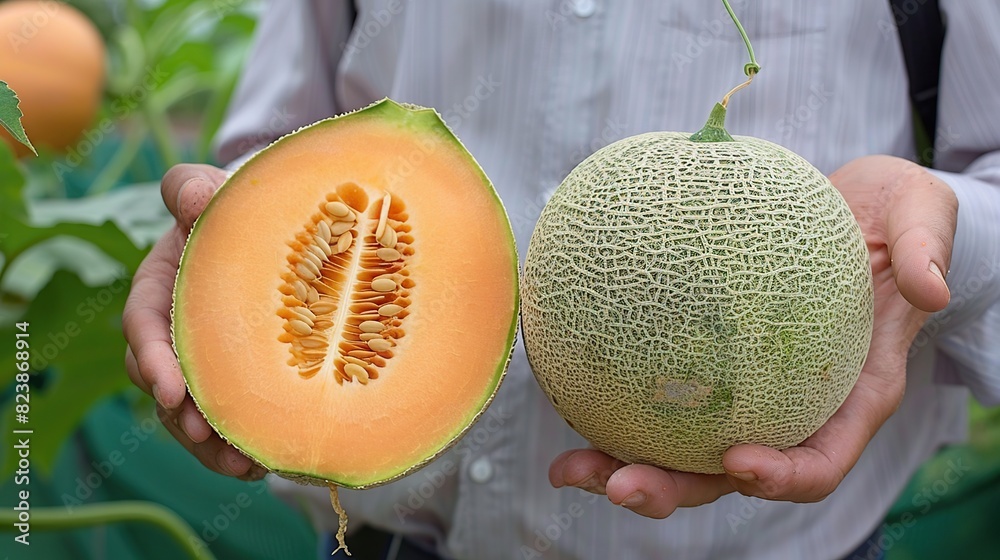 Yubari King Melon. Grown in Japan, the Yubari King Melon is a highly ...