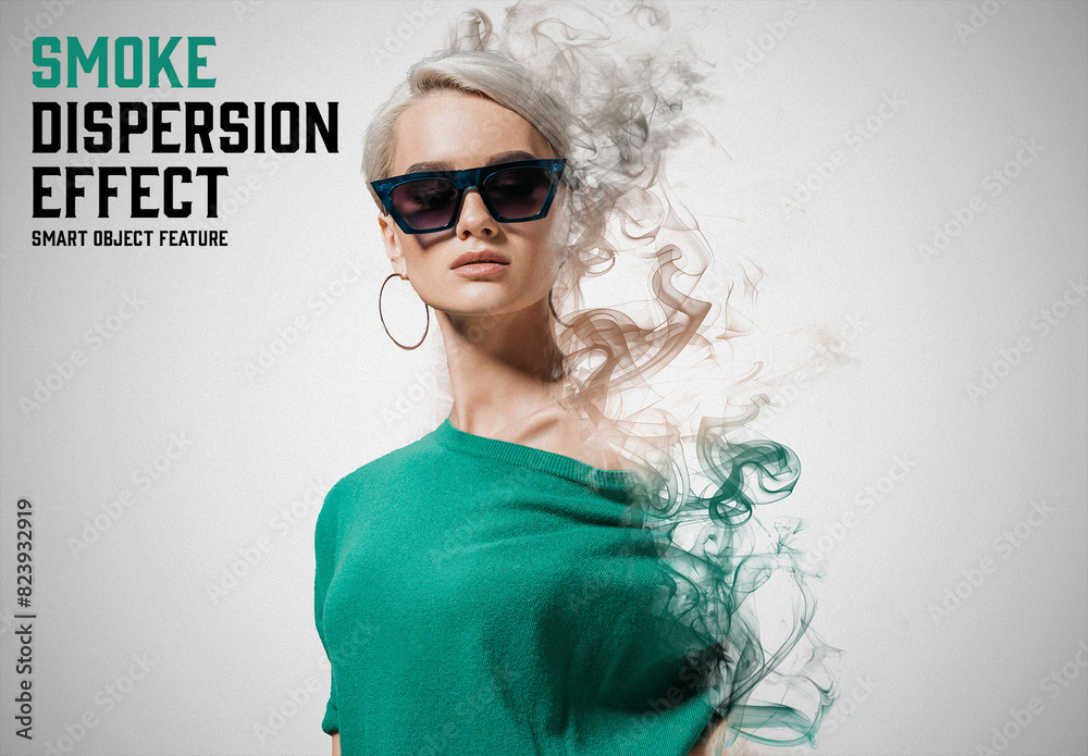 Smoke Dispersion Effect With Generative AI Stock Template | Adobe Stock