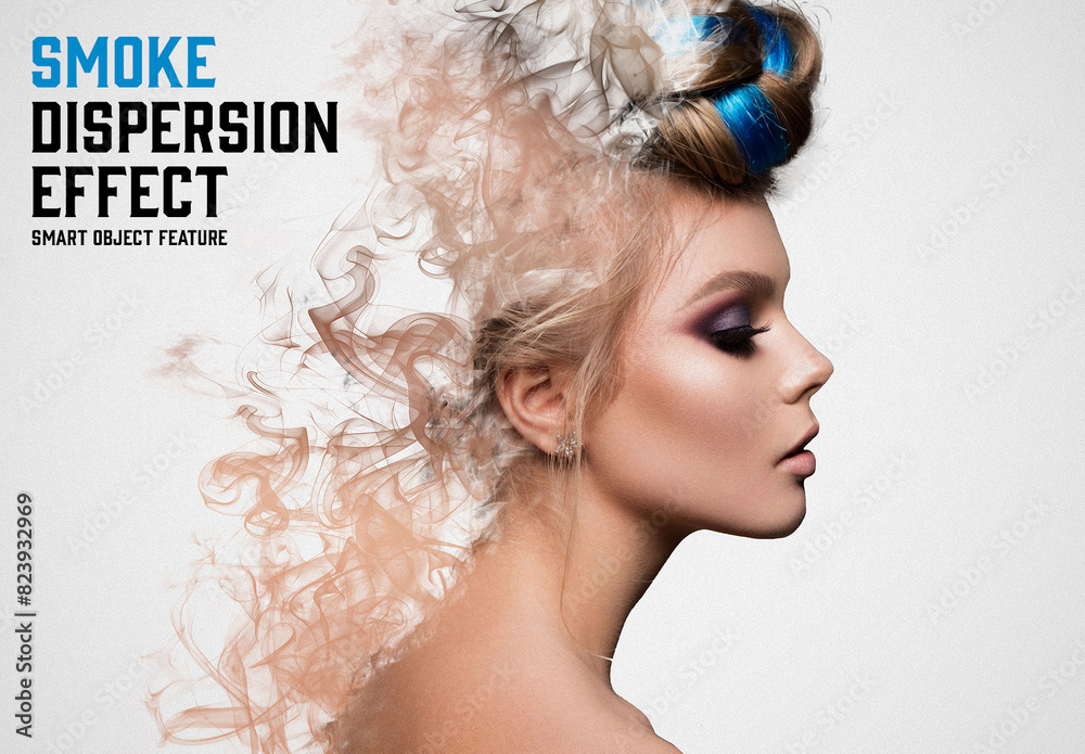 Smoke Dispersion Effect With Generative AI Stock Template | Adobe Stock