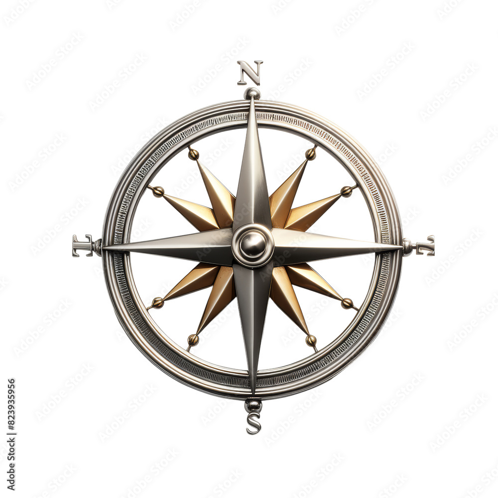 Basic Compass Rose isolated on transparent background, png, cut out ...