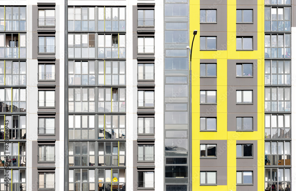 Building neighborhood apartment home window. City neighbor house ...