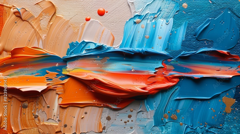The abstract oil painting is one of the most popular types of art ...