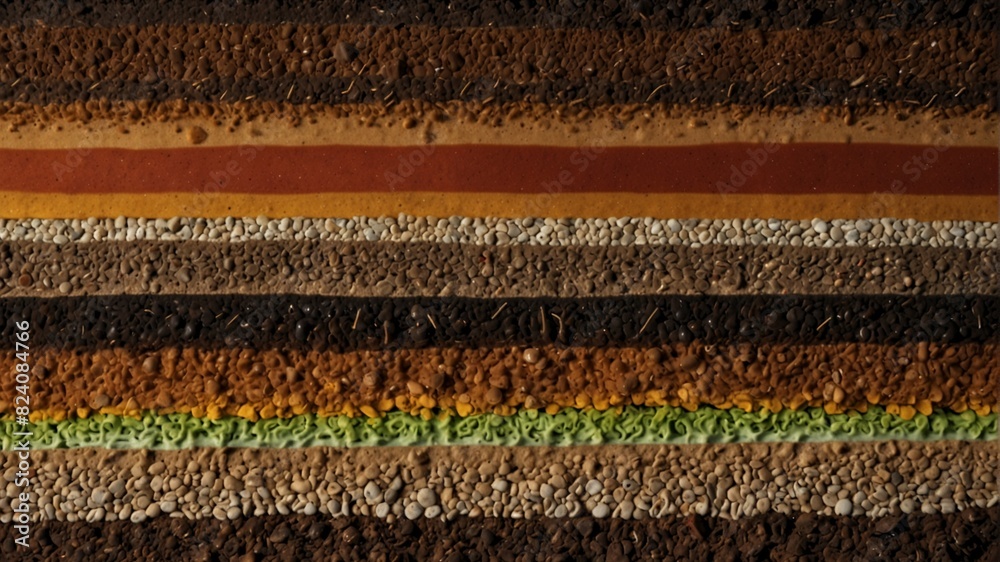 Soil microorganisms close up under a microscope growing in a soil ...