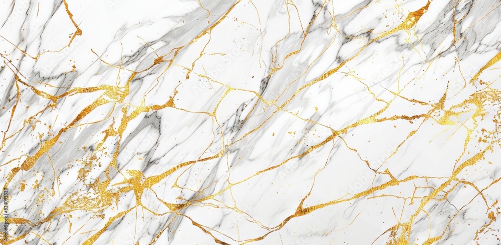 Marble texture with golden line Stock Illustration | Adobe Stock