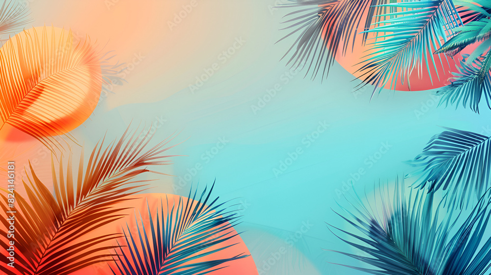 fondo con espacio para copiar estilo de playa en el verano invitacion ...