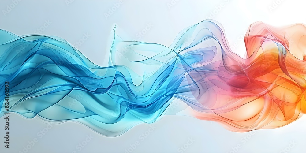 Exploring Human Creativity And Digital Transformation Through Abstract Art Concept Abstract Art