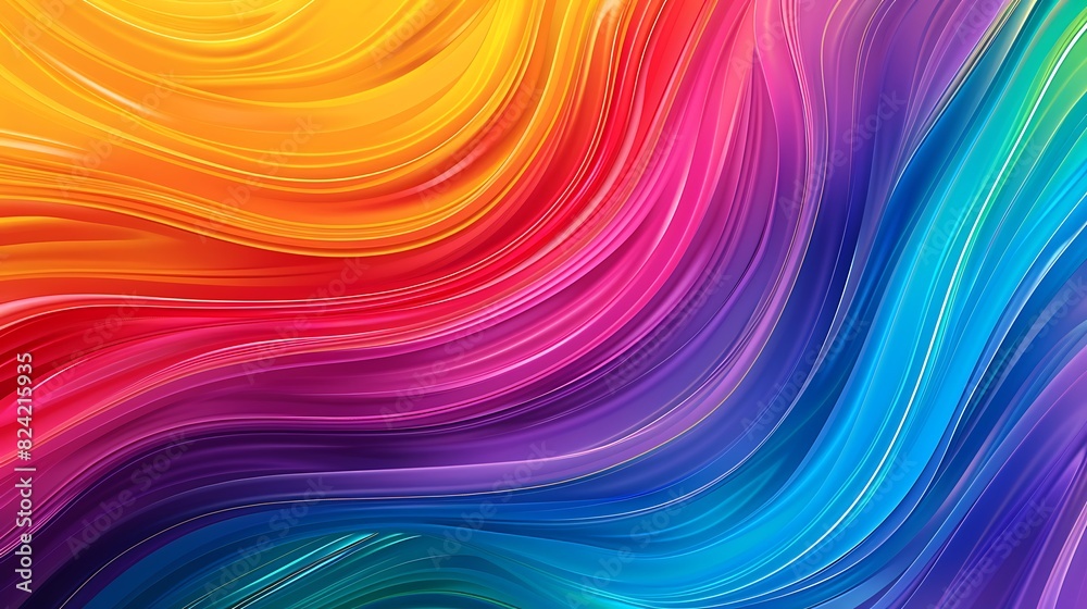 Colorful LGPTQ pride wave abstract background wallpaper with dynamic ...