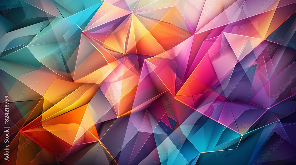 Geometric LGPTQ pride abstract background wallpaper with sharp angles ...