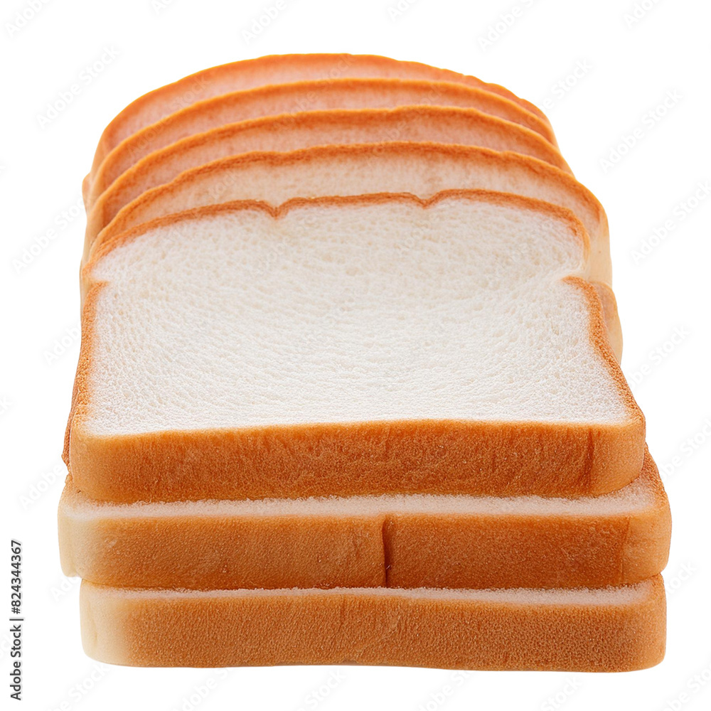 High-Resolution Image of Sliced Bread Isolated on Transparent ...