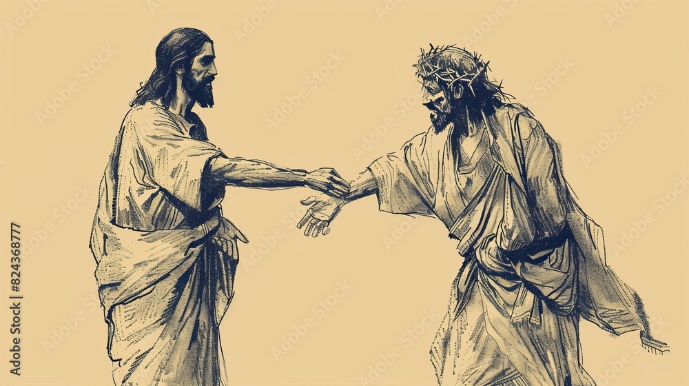 Jesus' Exorcism Miracle, Biblical Illustration of Power and Compassion ...