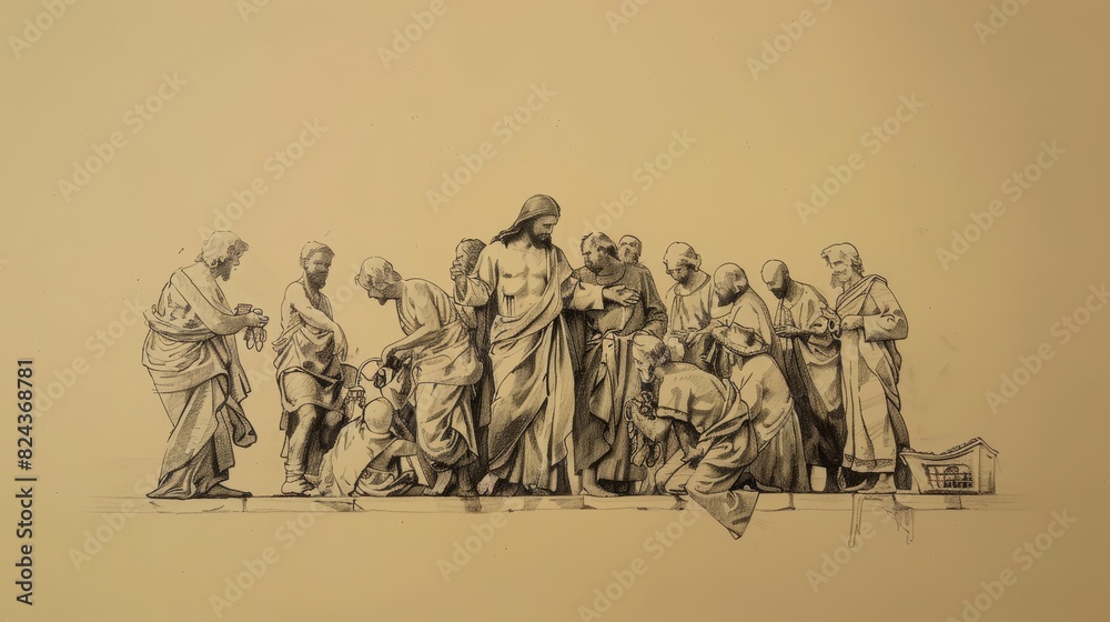 Jesus' Cleansing of the Temple, Biblical Illustration of Righteous ...