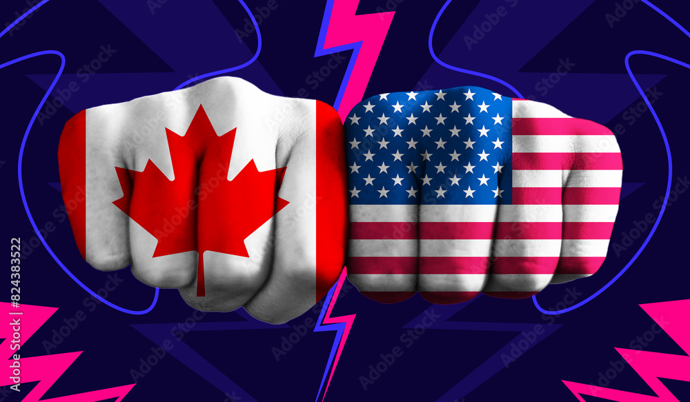 Canada VS United States T20 Cricket World Cup 2024 concept match ...