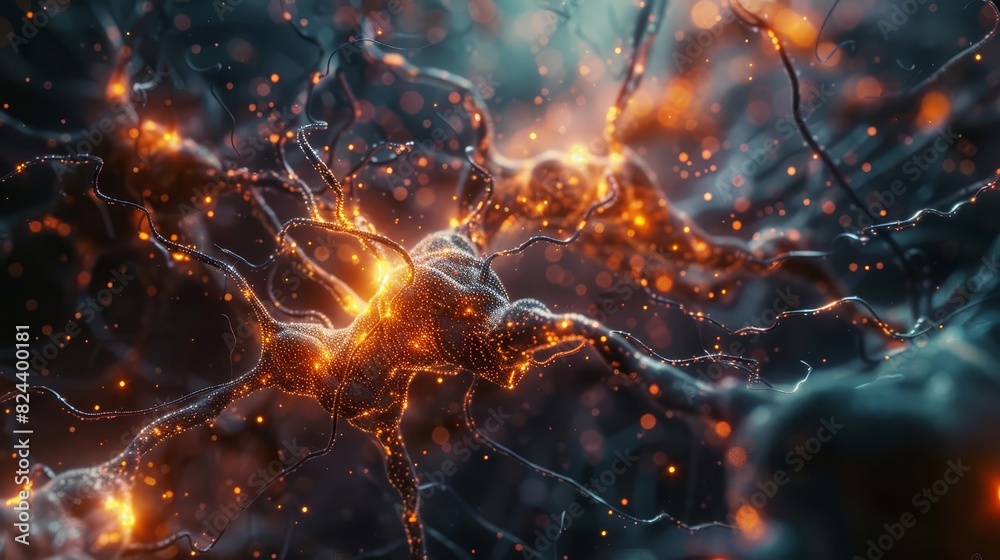 Show a neural networks architecture, with layers of neurons and ...