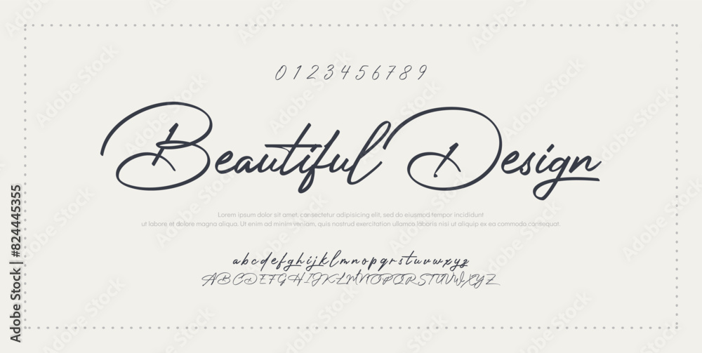 Signature Font Handwritten Script Brush Font Type Font lettering ...
