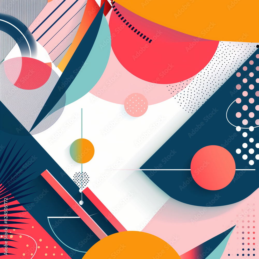 plik wektorowy, ilustracja, projekt, deseń, sztuka, barwa, barwnie ...