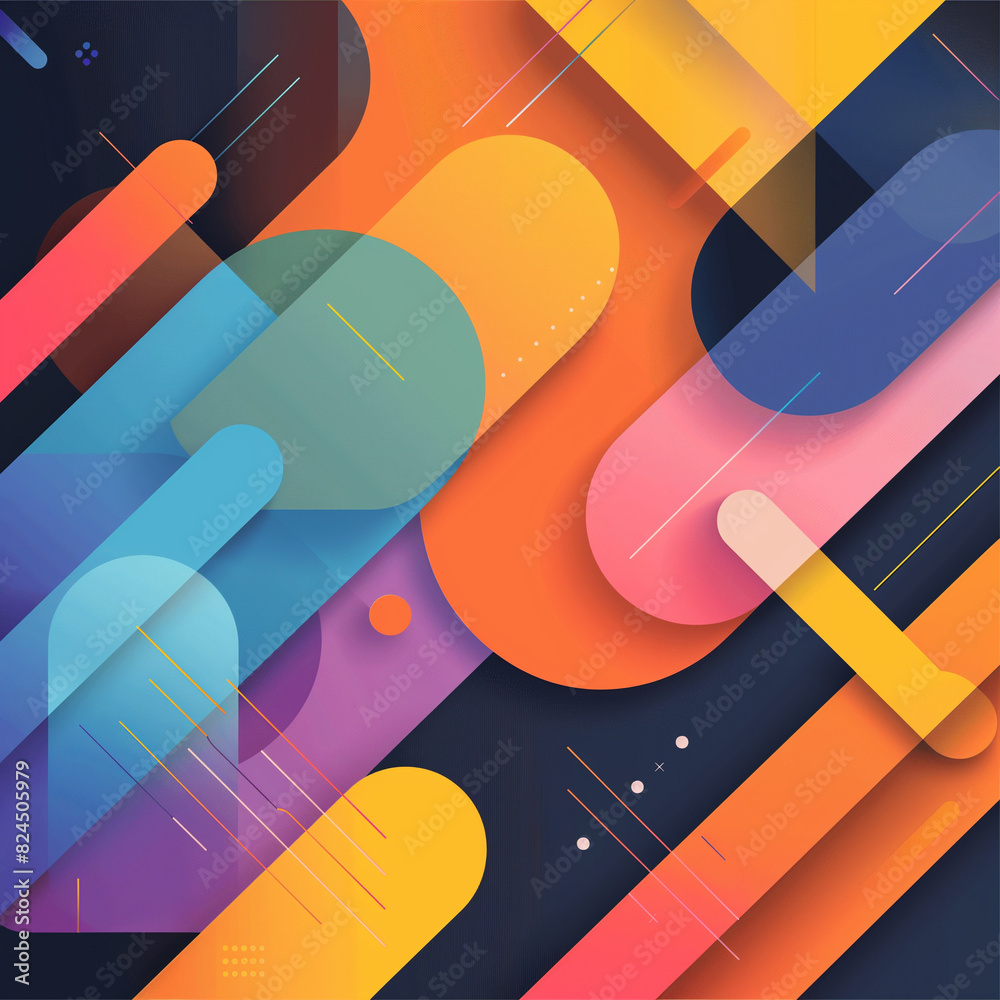 plik wektorowy, projekt, ilustracja, deseń, barwnie, barwa, tapeta ...