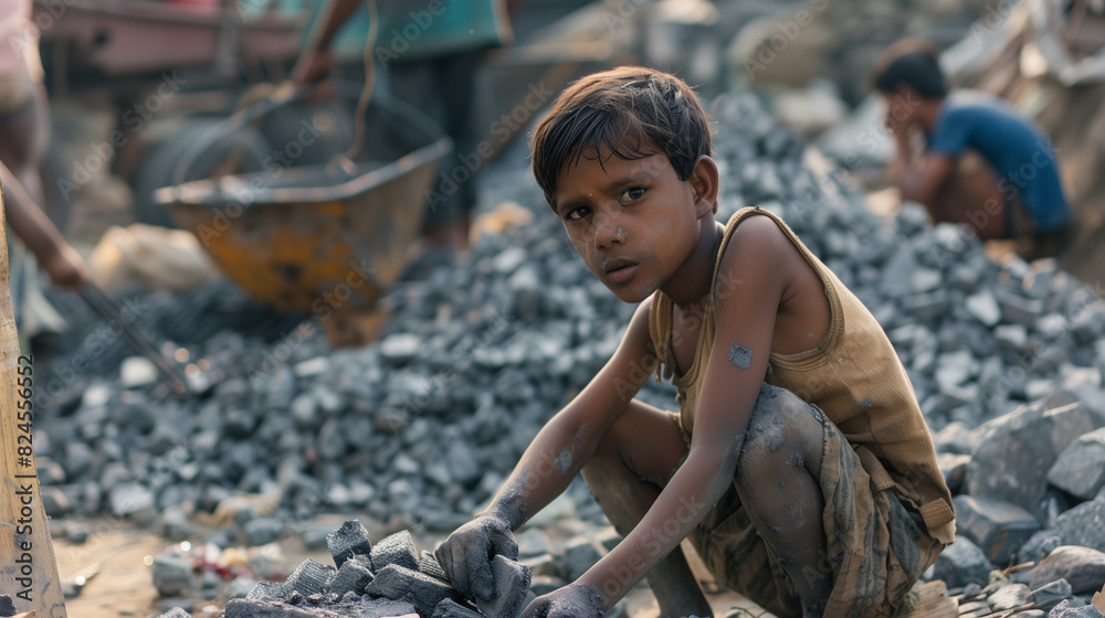 The concept of World Day Against Child Labor highlights the brutal ...