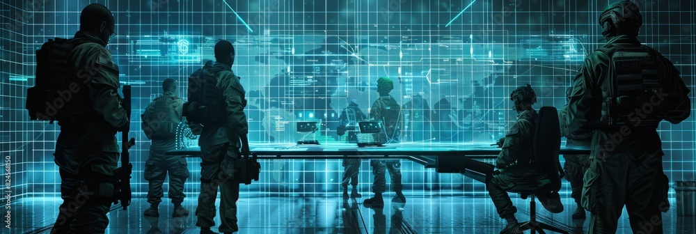 Future Warfare Strategy: Military Intelligence Experts Use Holographic ...