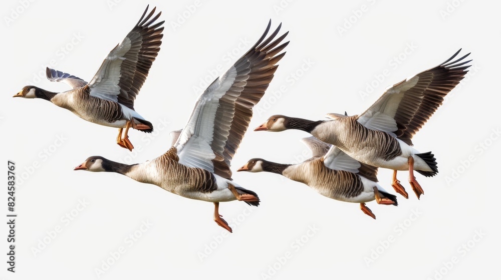 Transparent background of flying geese png cut outs, birds, and animals ...