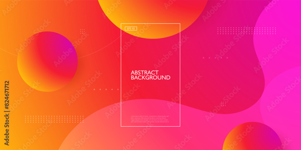 Dynamic orange and purple gradient textured background design in 3D ...