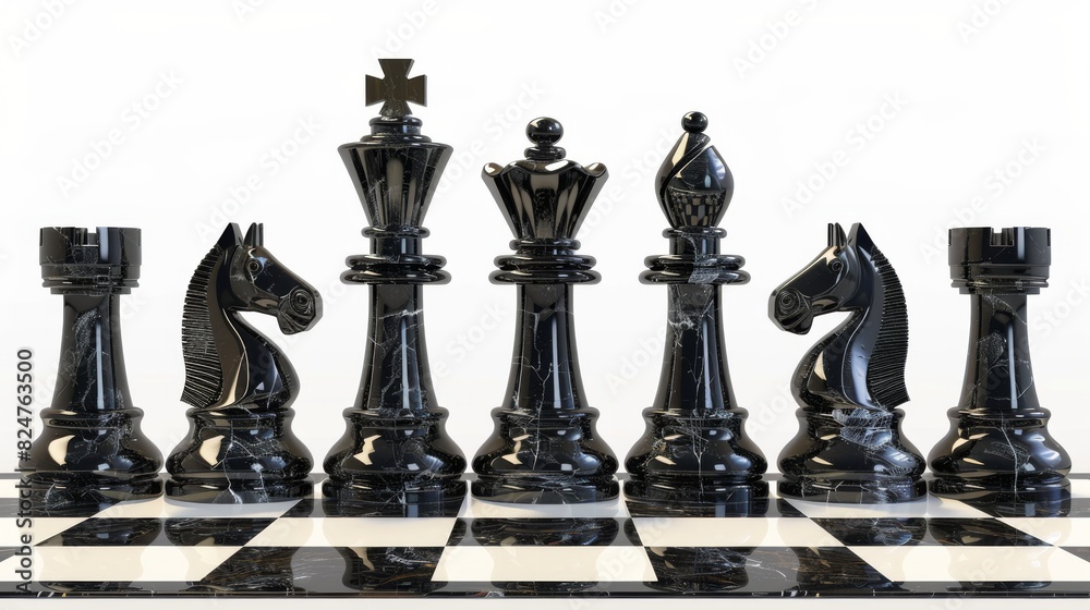 Chess shape gemstone chess white background chessboard image. AI ...