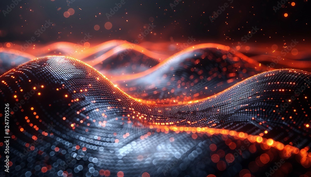 Code Symphony, Visualize lines of code intertwining like musical notes ...