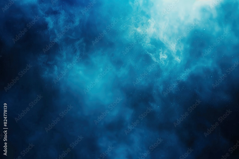Abstract Blue Gradient Background, Dark Lights Backdrop, Digital Web ...