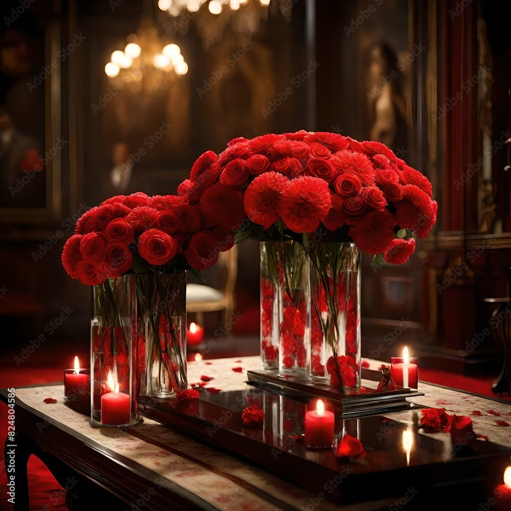 Imagine a scene in a romantic movie where the protagonist surprises ...