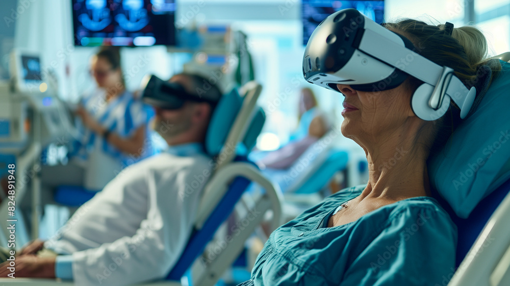 Virtual Reality Therapy: Transforming Pain Management through Immersive Experiences Stock ...