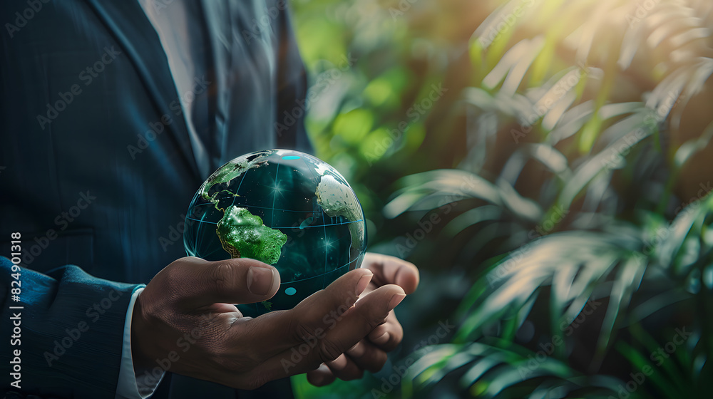 ESG environmental social governance business strategy investing concept ...