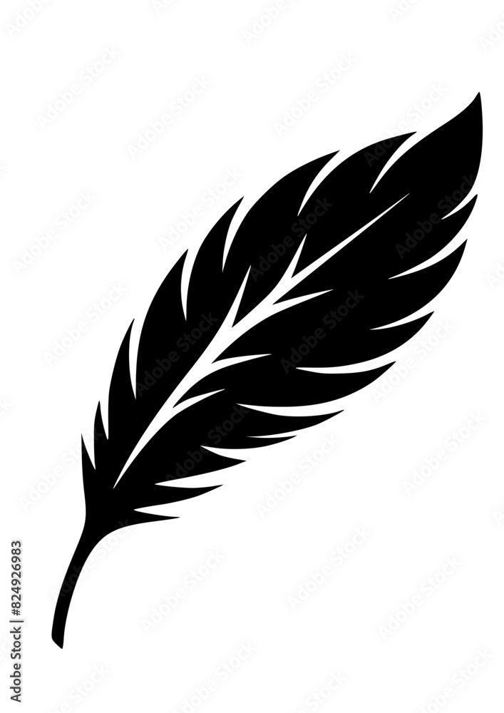 Feather Svg Feather Birds Svg Png Feather Silhouette Boho Feather Svg Tribal Feather Svg